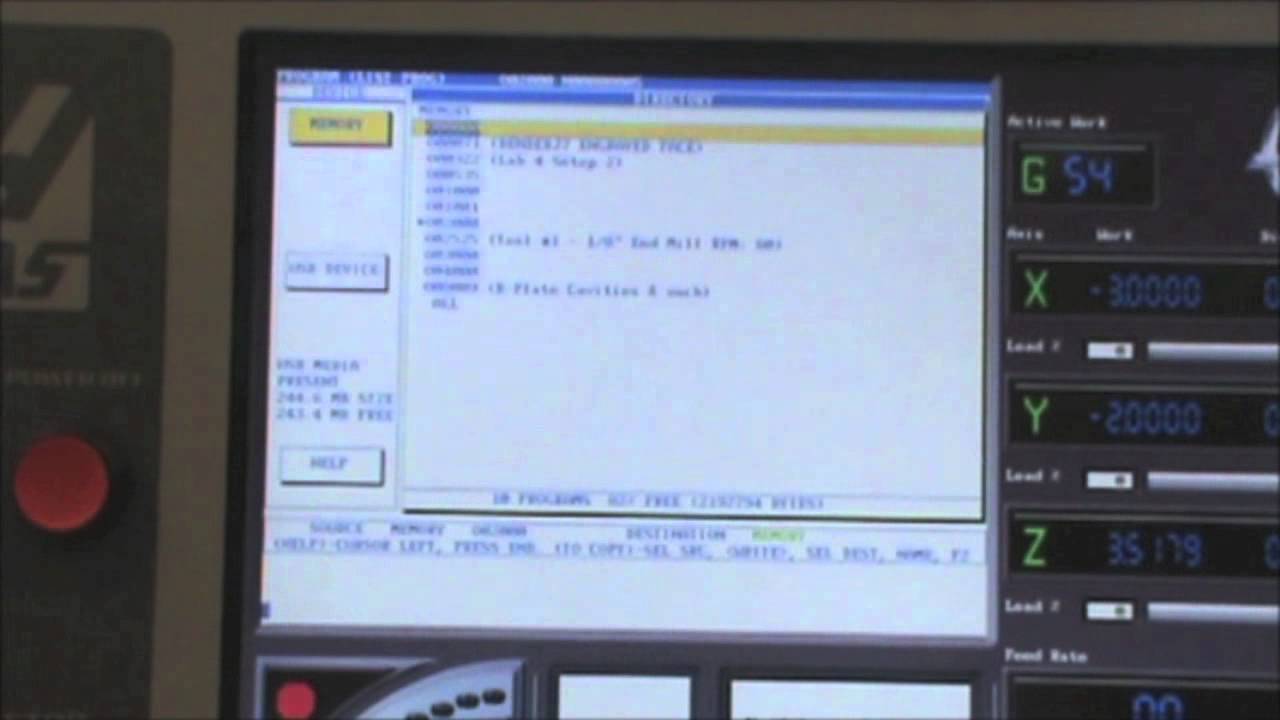 Haas CNC Controller Tutorial - YouTube