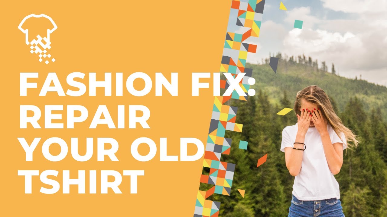 SUSTAINABLE SEWING | How To Fix Your Old Clothes - YouTube