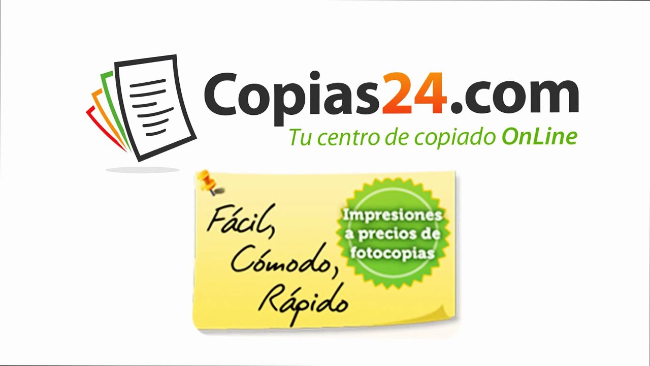Copias 24 - Tu Centro de Copiado Online - YouTube