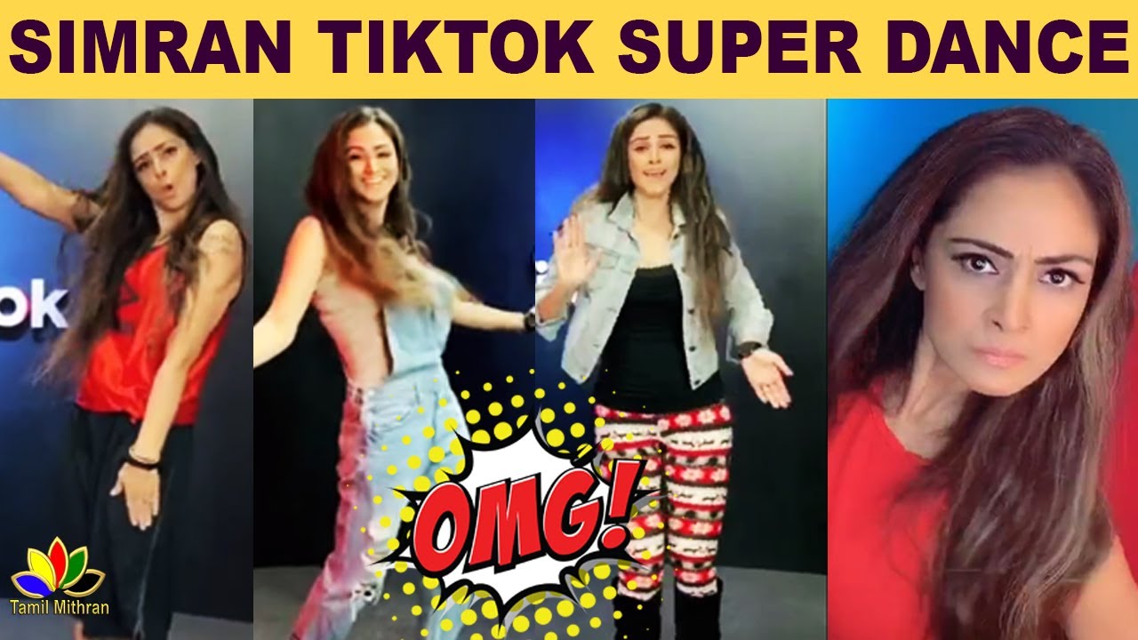 Actress Simran Cute & Beautiful Dance | Simran Latest Tiktok Dance Of ...