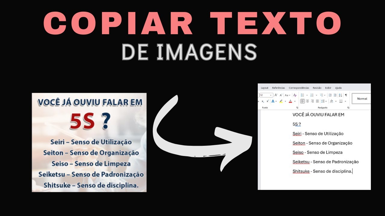 5 FORMAS DE COPIAR TEXTO DE IMAGEM - YouTube