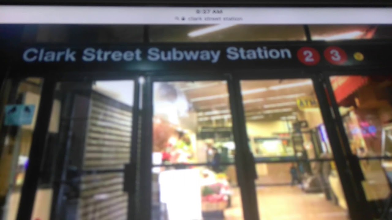 (2) (3) Trains Clark Street Subway Station - YouTube