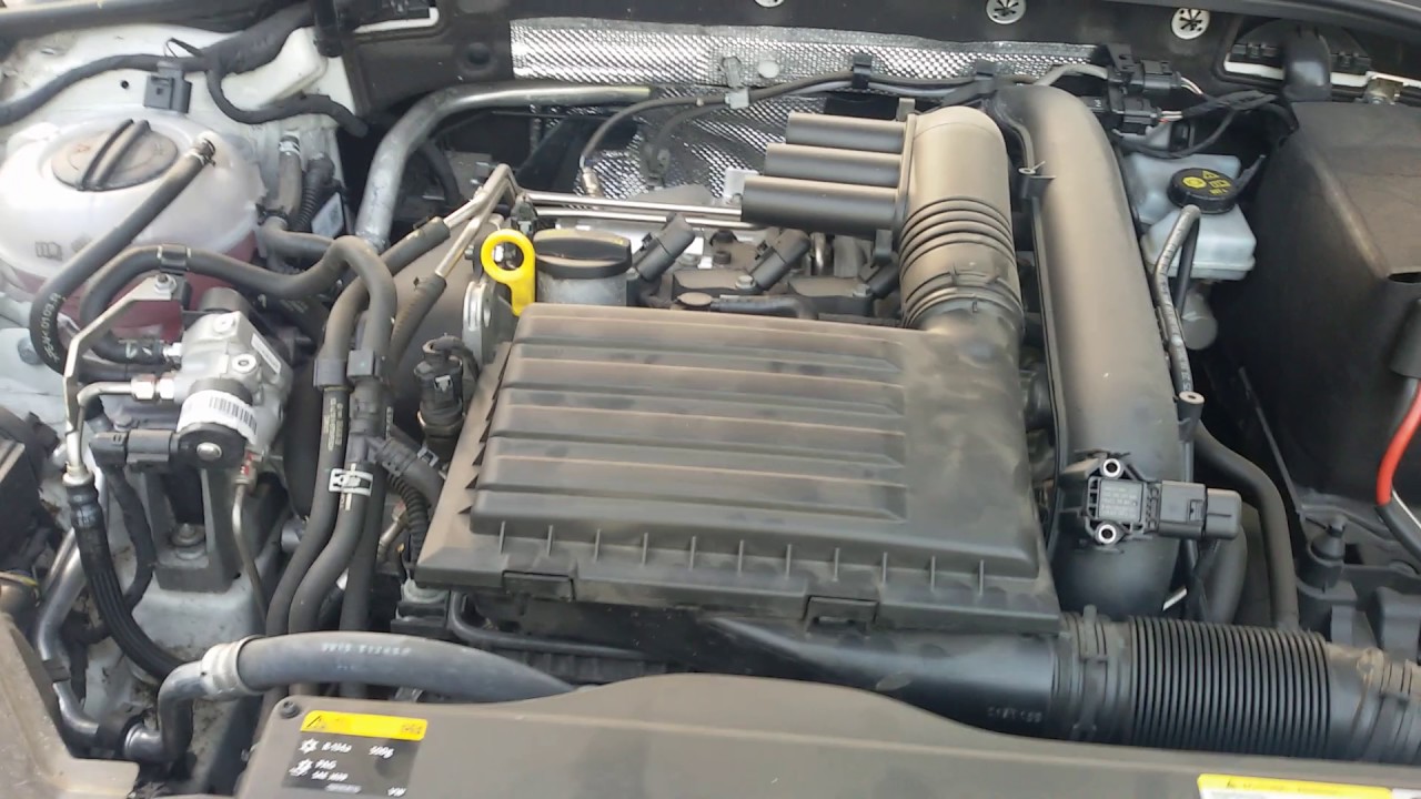 Engine Volkswagen golf 1.4 TGI - YouTube