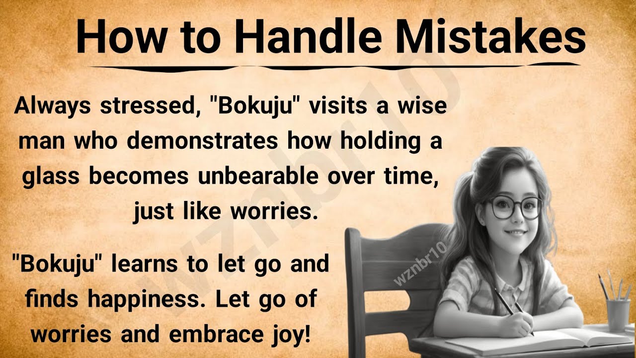 How to Handle Mistakes || Graded Reader || Improve Your English ...