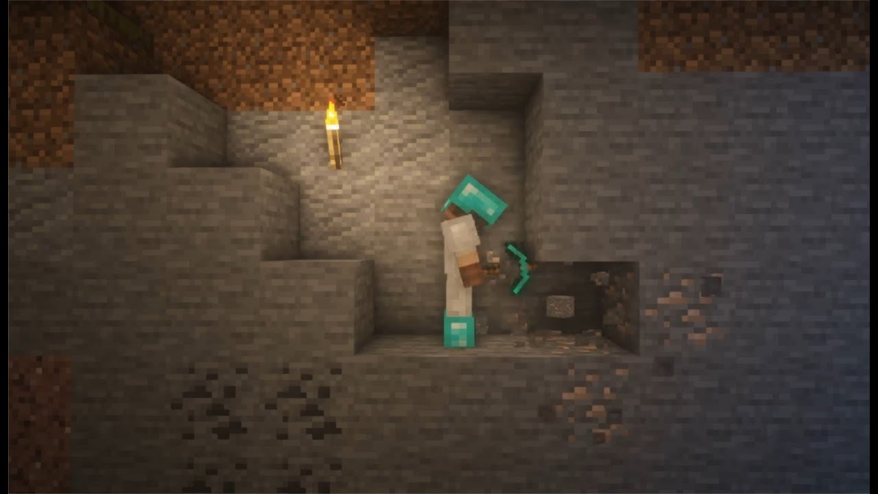 A Minecraft Story: A Lone Miner - YouTube