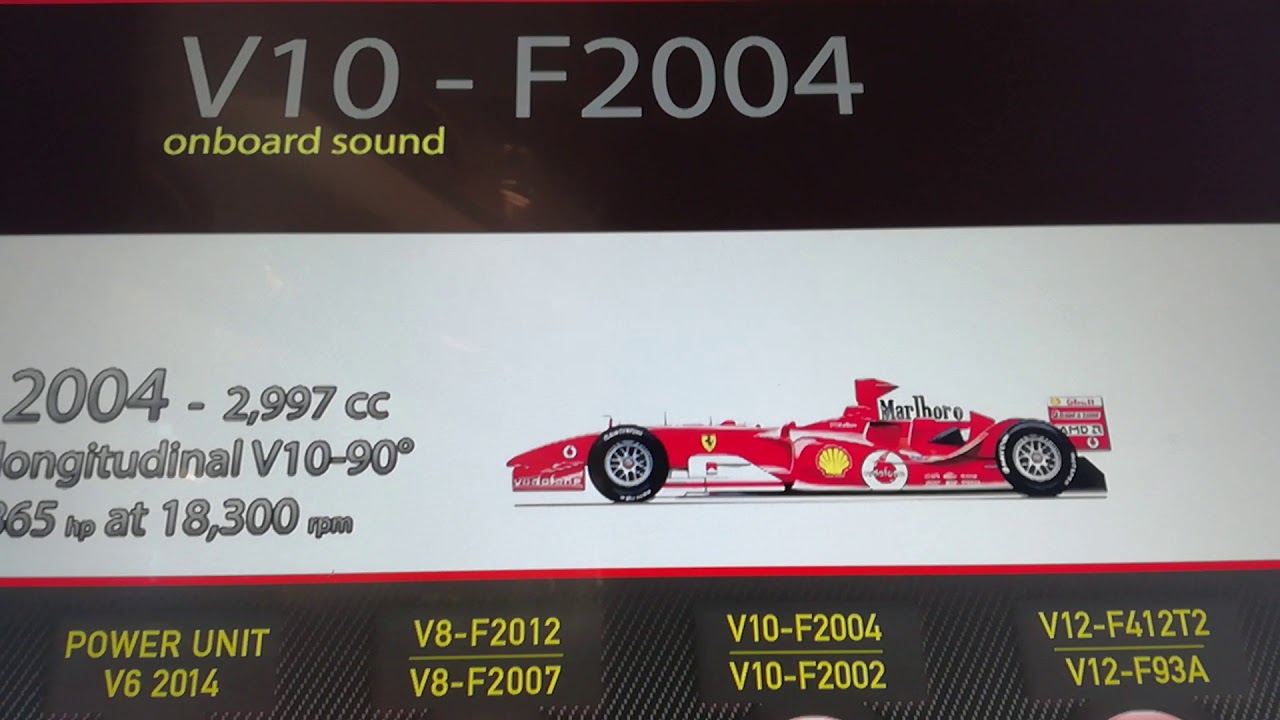 Ferrari - Museo Ferrari Maranello - engine sound - YouTube
