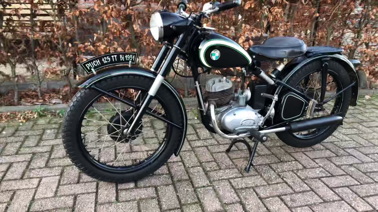 PUCH 125 TT 1951 - YouTube