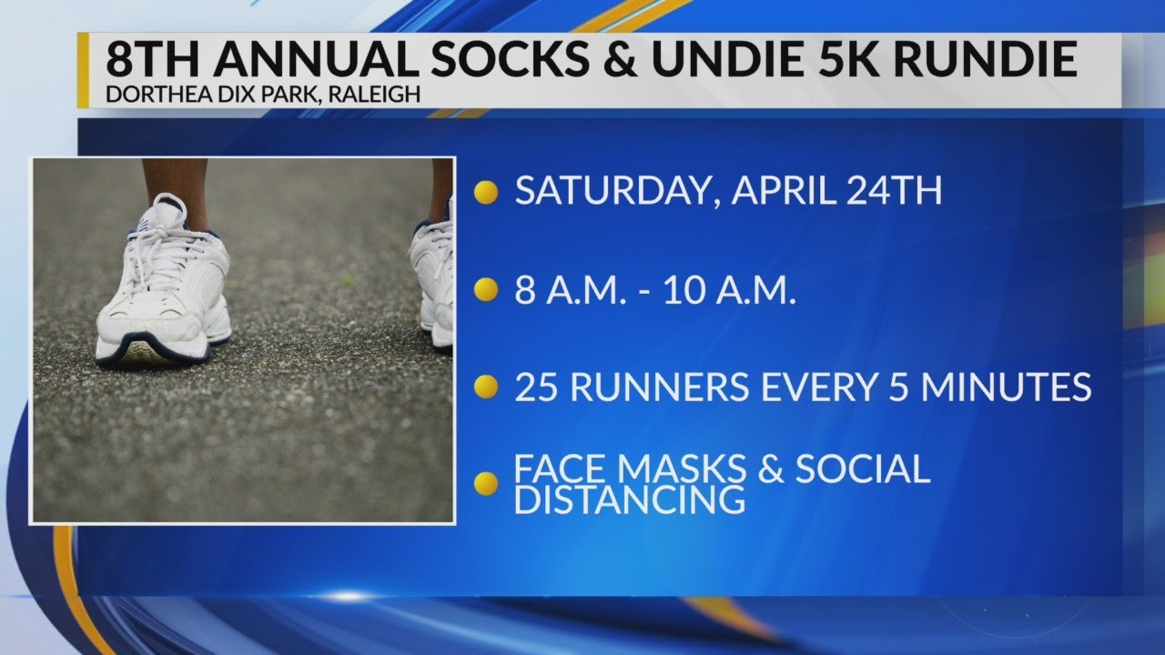 8th Annual Socks & Undie 5K Rundie coming to Dix Park - YouTube