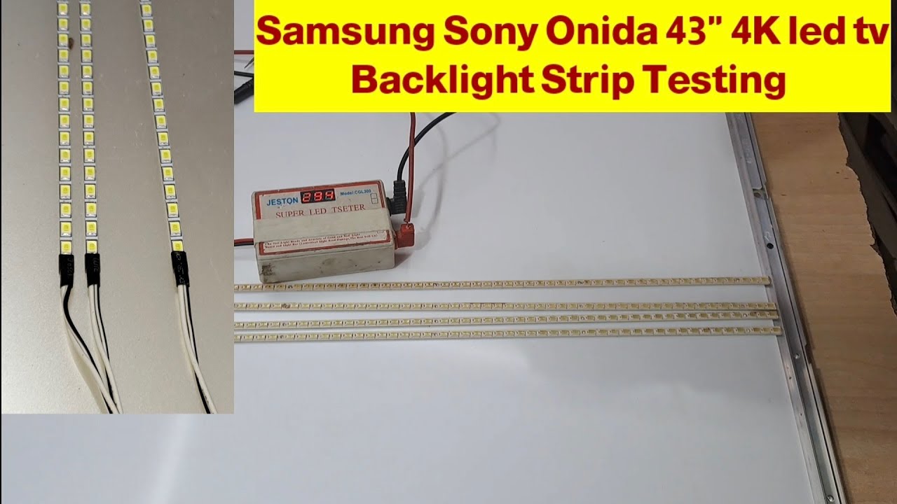 How to Adjust Normal Arry Led VS 4K EDGE-LIT Backlight - YouTube