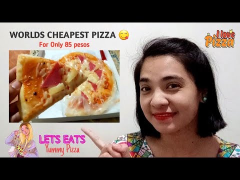 WORLDS CHEAPEST PIZZA For only 85 pesos ang Masarap nito #pizza # ...