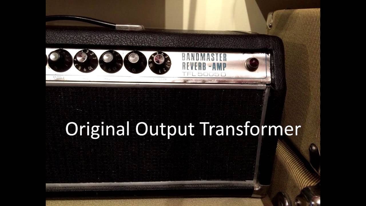 Fender Bandmaster 1969 Output Transformer upgrade - YouTube