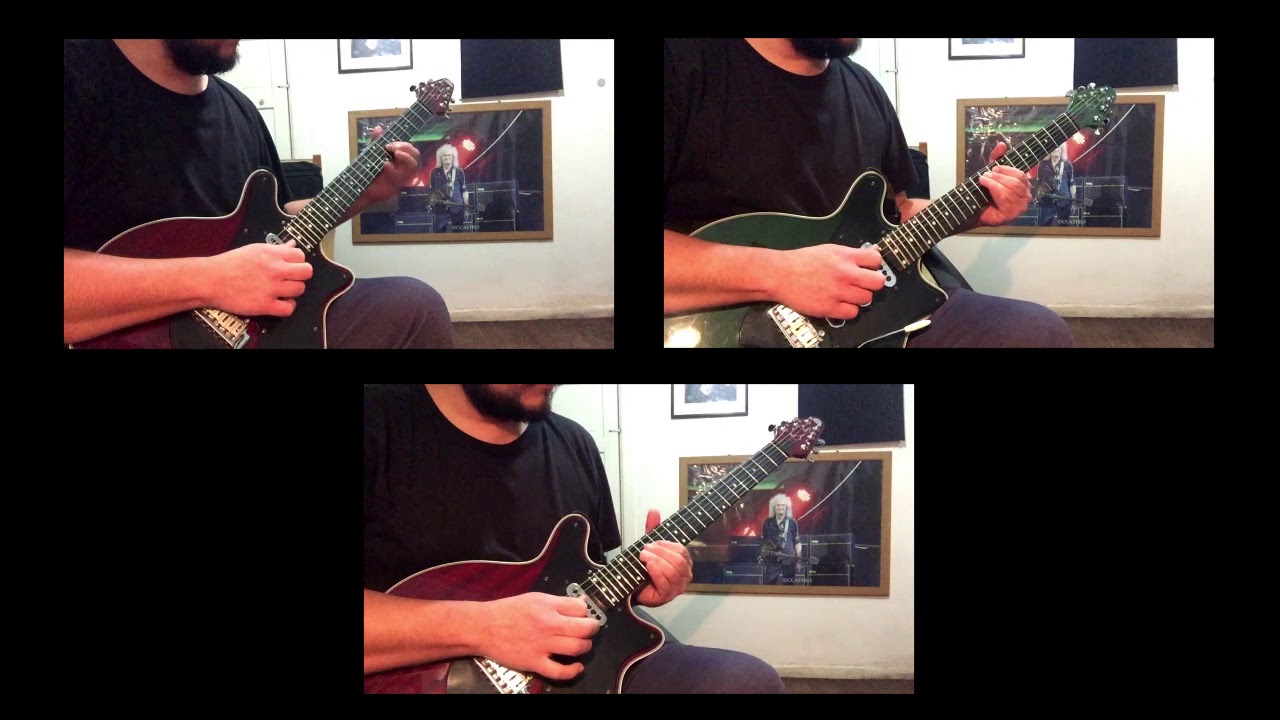 Queen - Good Company guitar solo - Brian May - Red & Green Special ...