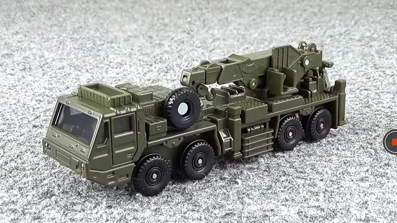 Takara Tomy Jgsdf Heavy Wheeled Recovery Vehicle - YouTube