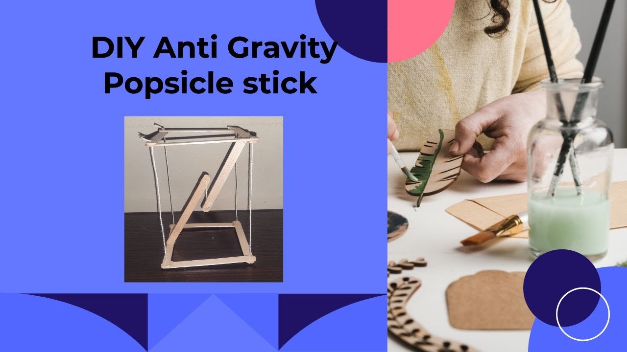 DIY anti gravity structure using popsicle sticks - YouTube