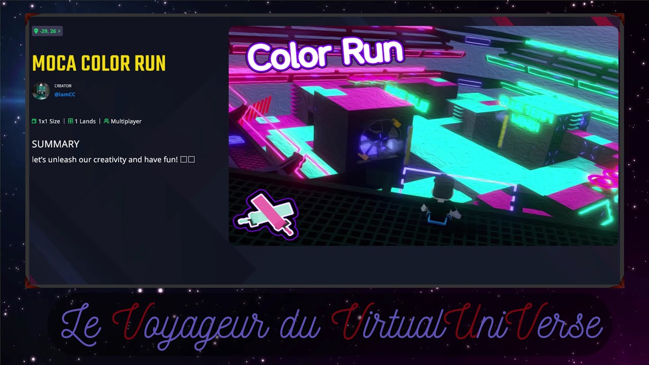RUN - MOCA COLOR RUN - The Sandbox - All Quests - YouTube