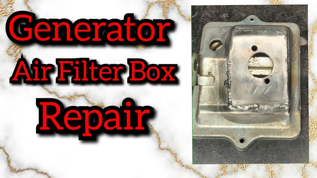 Generator Air Filter Box Repair| Welding and fabricating projects - YouTube
