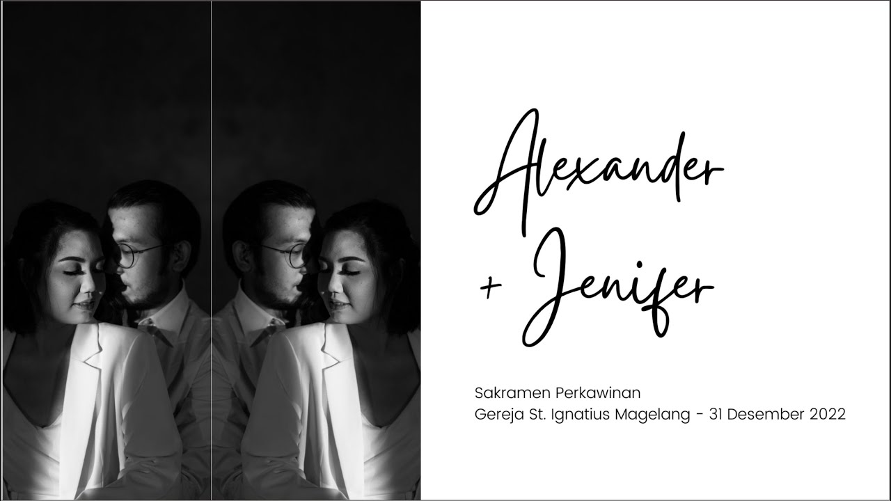 (LIVE) Sakramen Perkawinan Jenifer & Alexander - YouTube