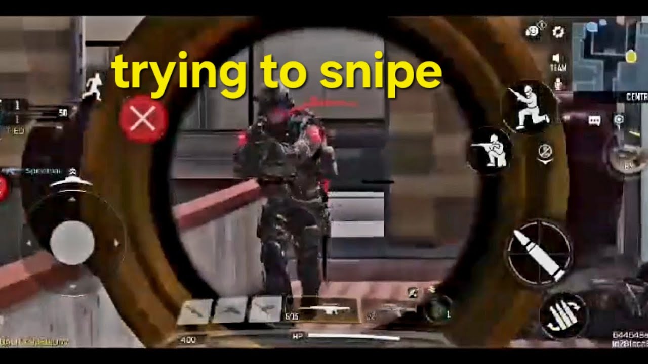 trying to learn sniper in codm - YouTube