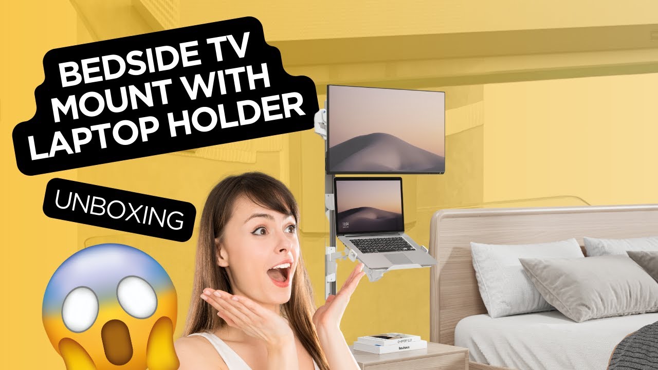 Unboxing the Bedside TV Mount with Laptop Holder! Ultimate Comfort ...