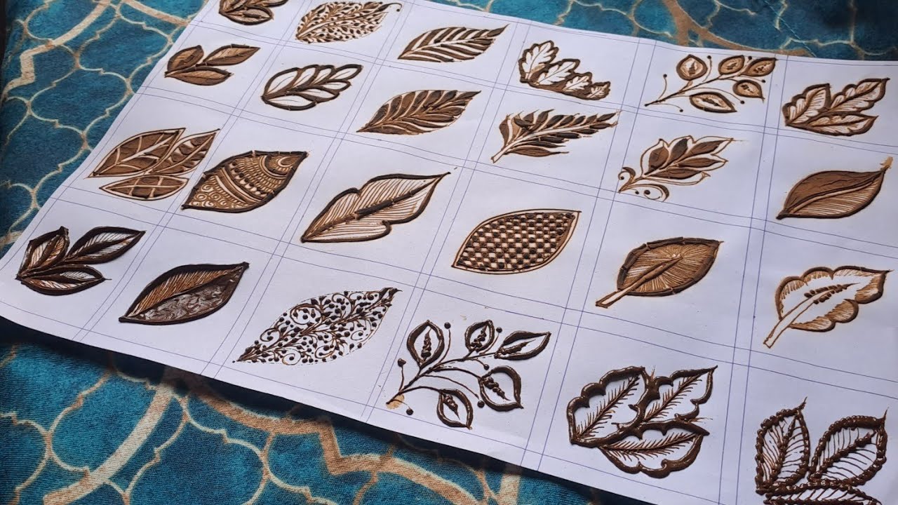 latest new leaf mehndi patterns design|| - YouTube
