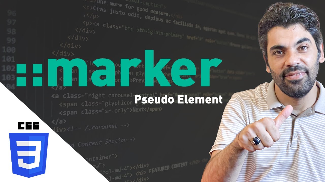 20- ::Marker Pseudo Element | Learn CSS - YouTube 20- ::Marker Pseudo Element | Learn CSS - YouTube