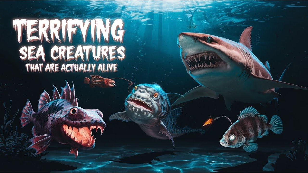 Terrifying Sea Creatures That Are Actually Alive - YouTube