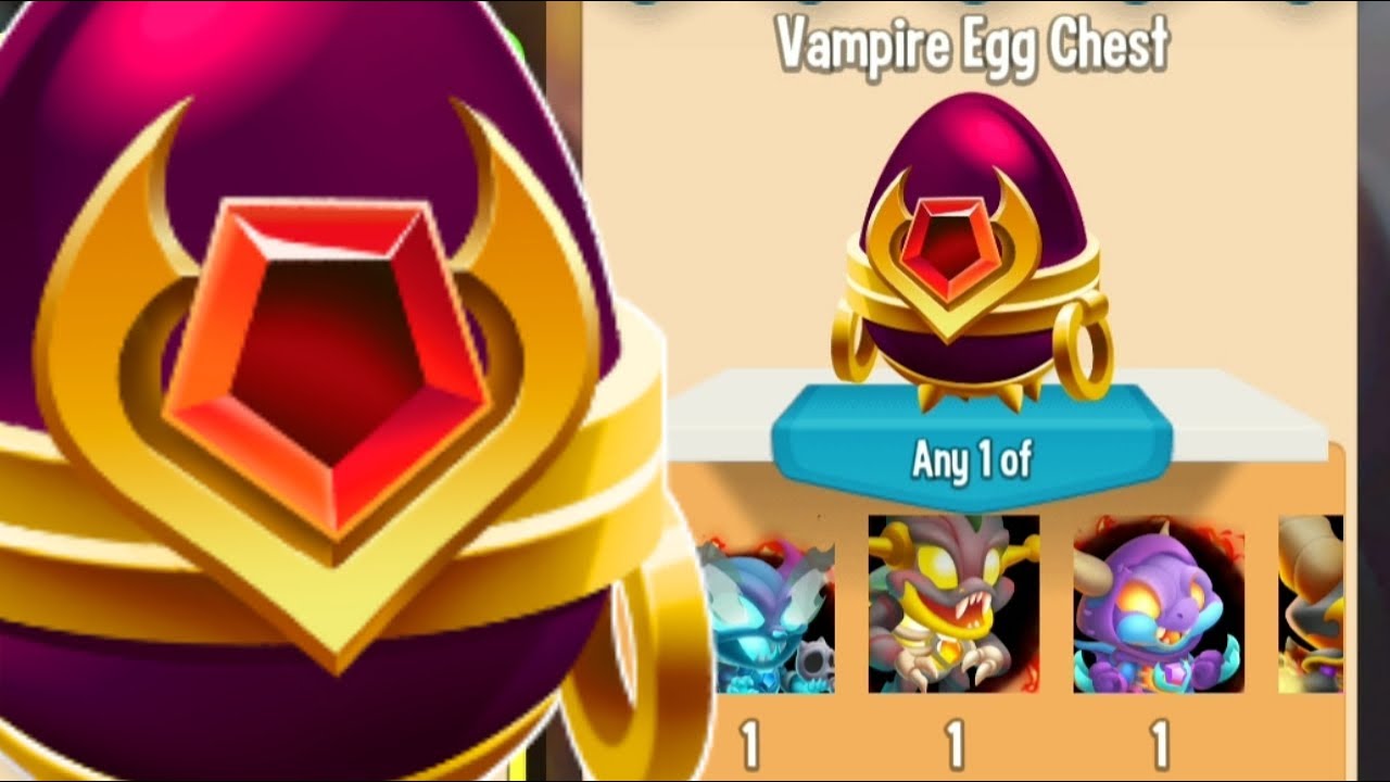 Vampire Dragon Dragon City Egg