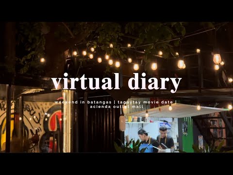 marion’s 2024 virtual diary ep. 6 | weekend in batangas, movie date, acienda outlet mall - YouTube