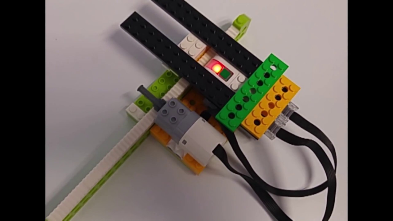 Lego Wedo 2.0 Sensörlü Geçiş Uygulaması - YouTube