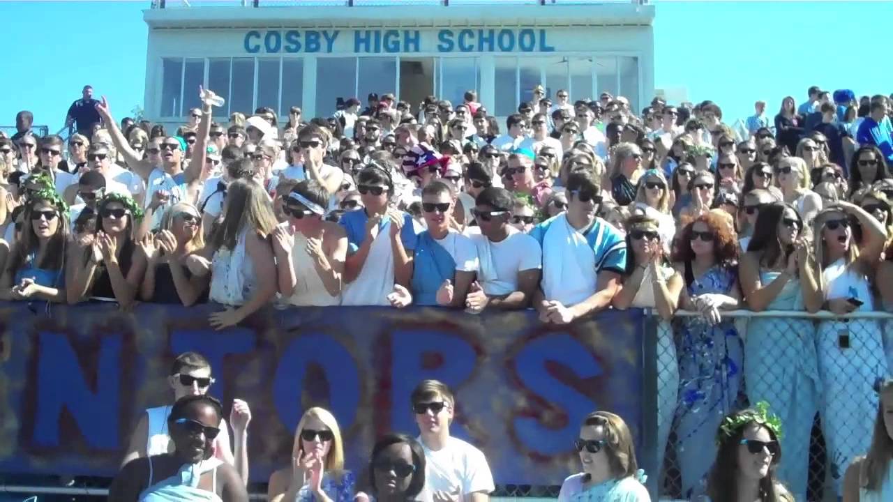 Cosby High School pep rally - YouTube