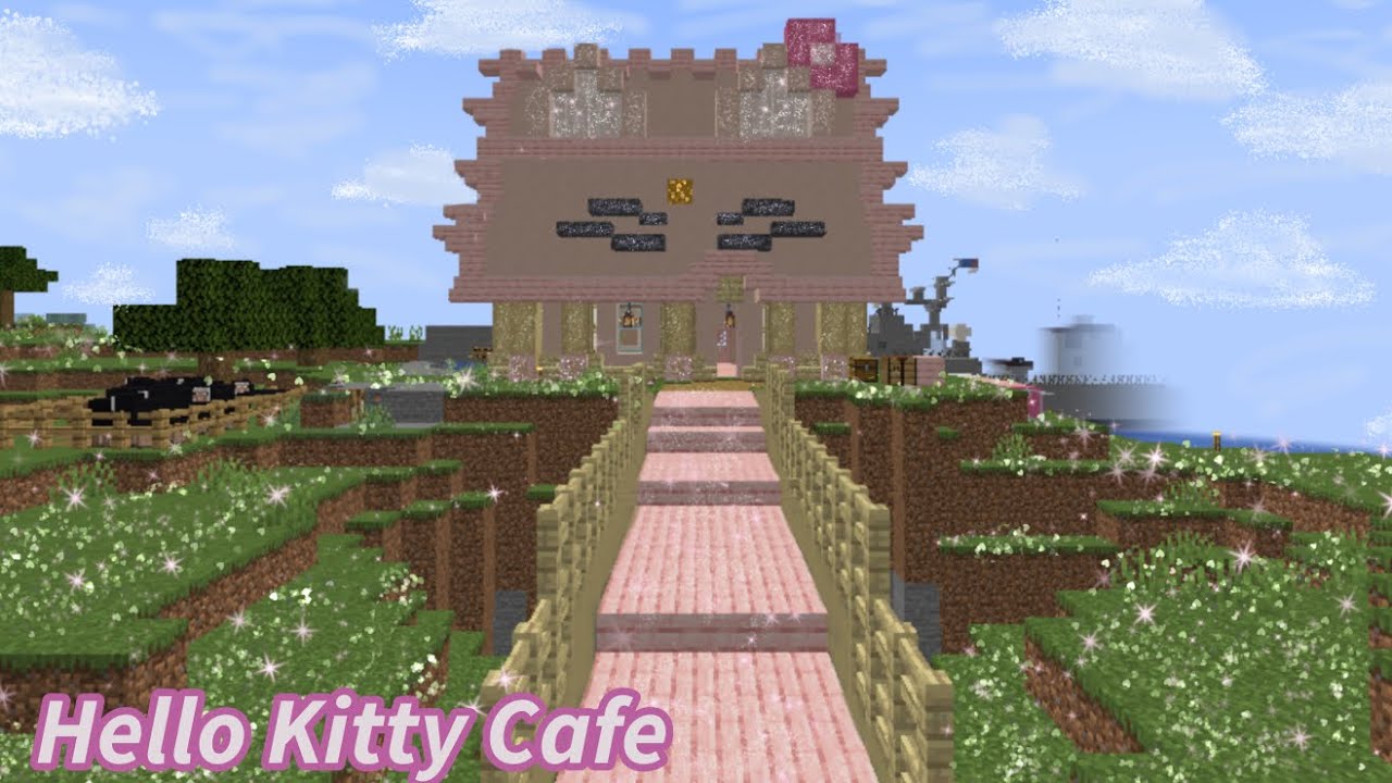 Minecraft Hello Kitty Cafe - YouTube