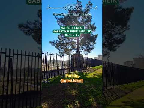 Furkan Suresi 71/77. Ayet Meali