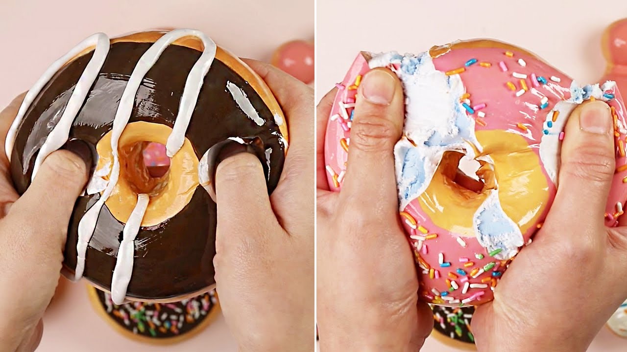 clay cracking ASMR #10 - stress relief , satisfying video - YouTube