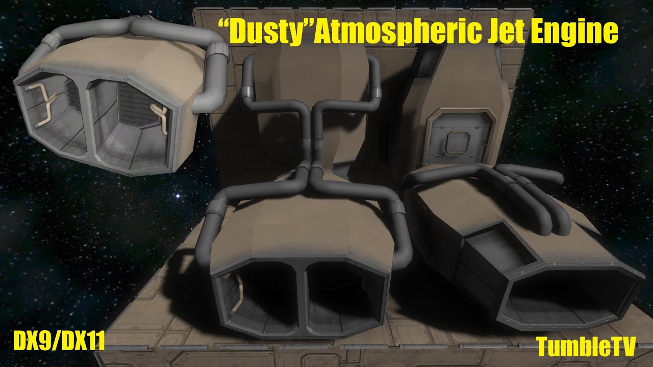 "Dusty" Jet Engine, Space Engineers Mod - YouTube