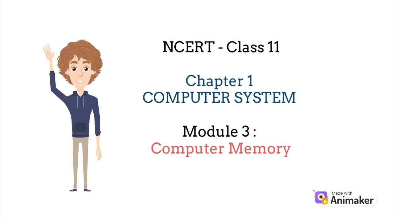 1.3 Computer Memory - Computer System Class 11 Computer Science Chapter ...