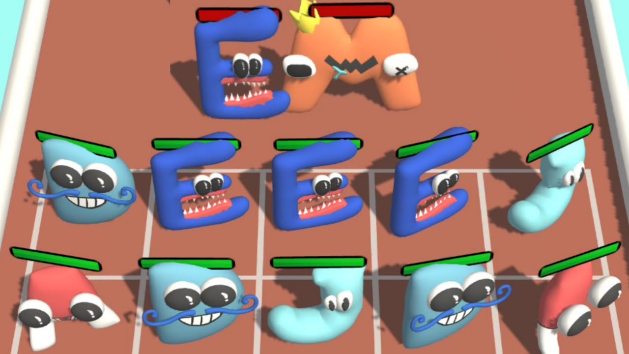 Merge Alphabet Letter Run | Merge Battles and Abc lore - YouTube