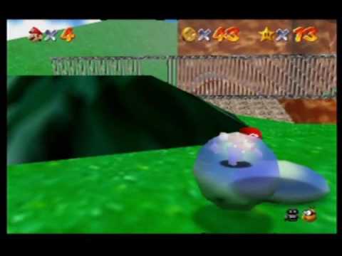 Super Mario 64-Wing Cap Course & Bob-omb Battlefield(2/2) - YouTube
