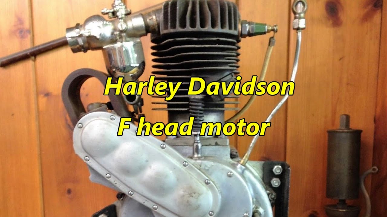 Harley Davidson F Head Motor - YouTube