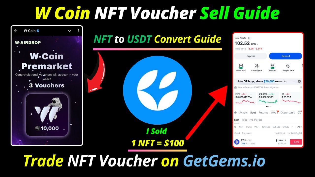 W Coin NFT Voucher Sell Guide | How to Sell W Coin NFT Voucher | W Coin ...