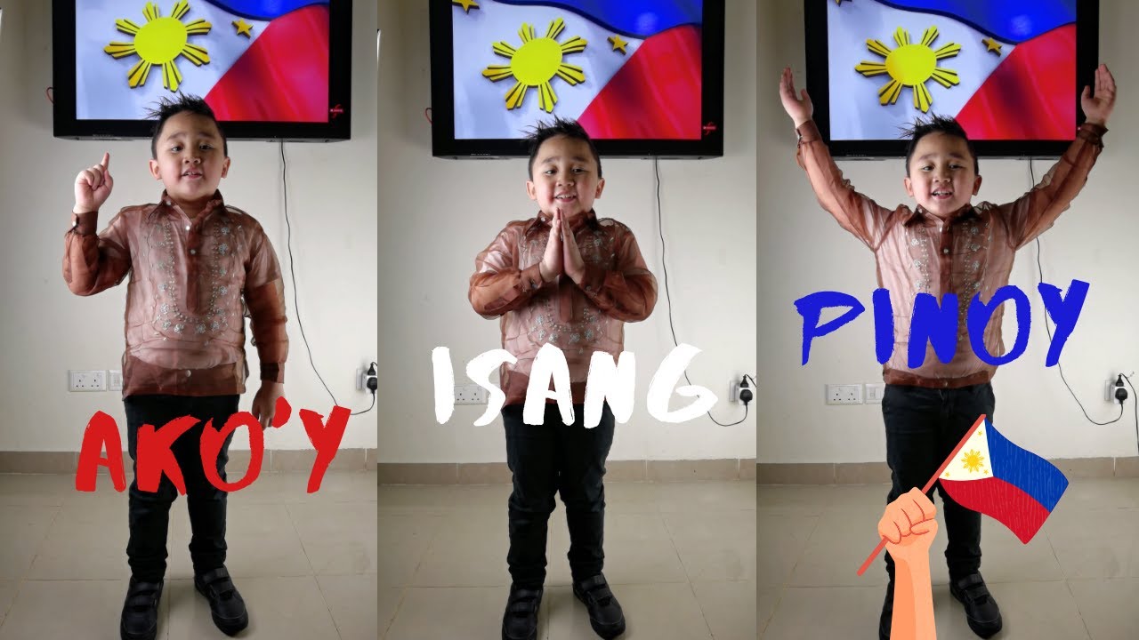 Ako'y isang Pinoy🙋‍♂️🇵🇭 (with Lyrics) - YouTube