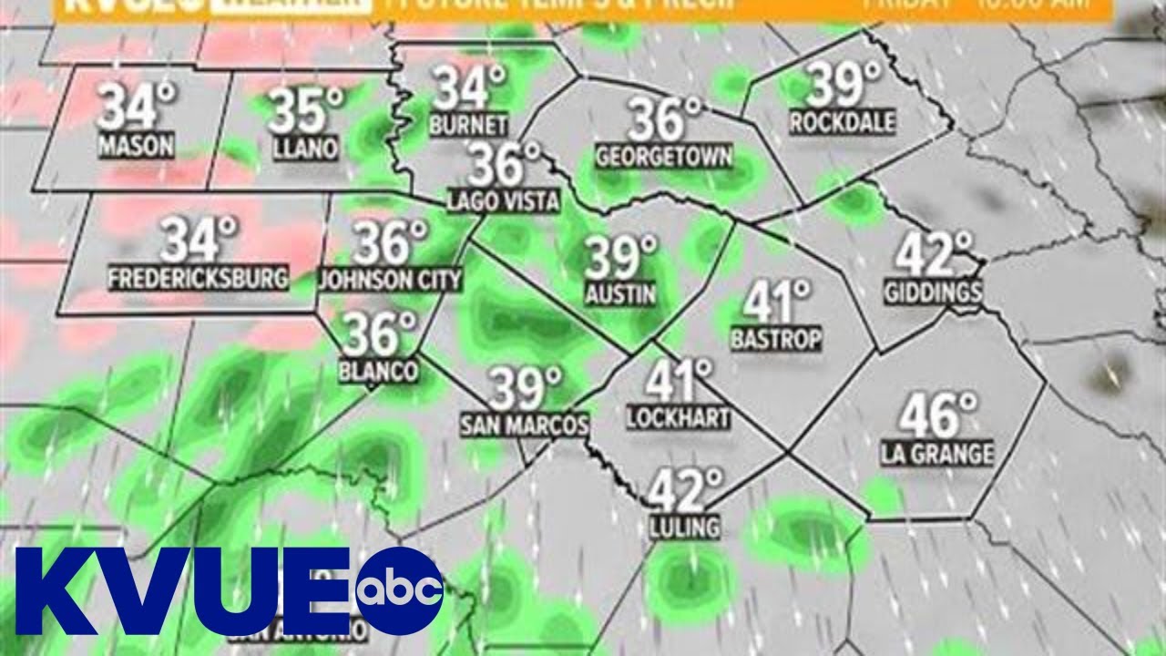 Live weather update: Cold front moving through Austin area | KVUE - YouTube