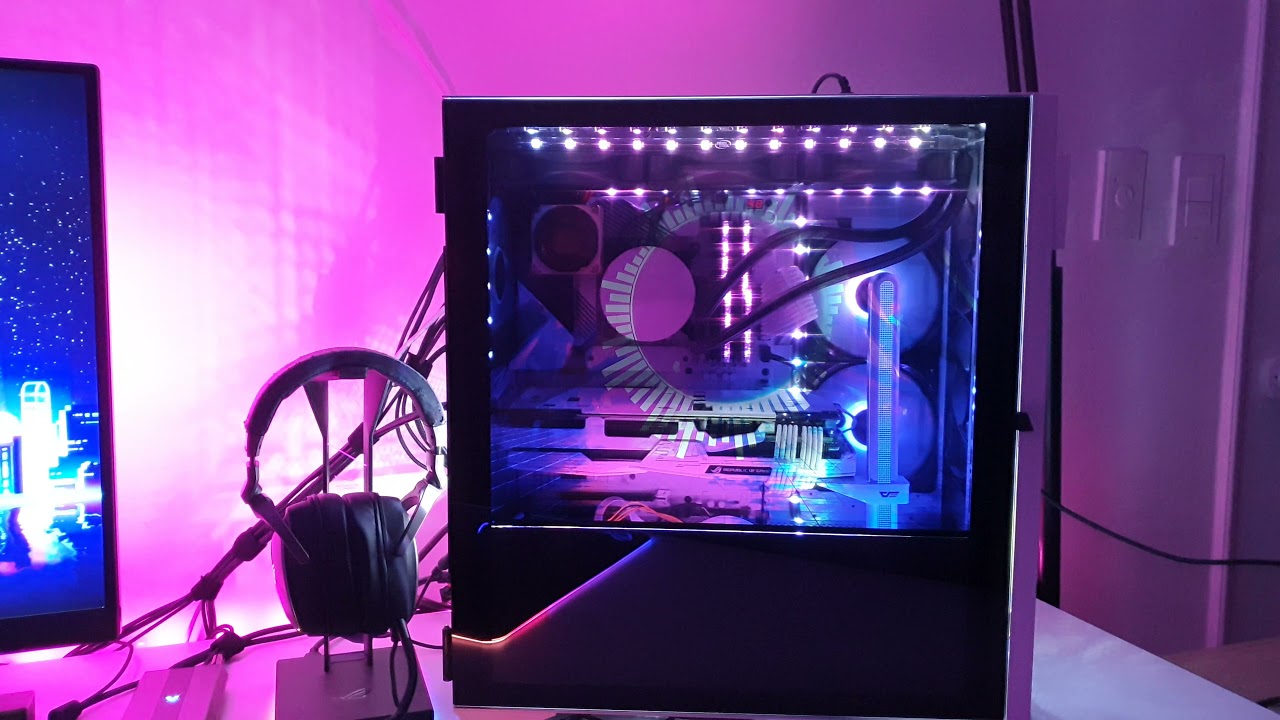 lcd side panel test-2 (lcd 사이드 패널) - YouTube