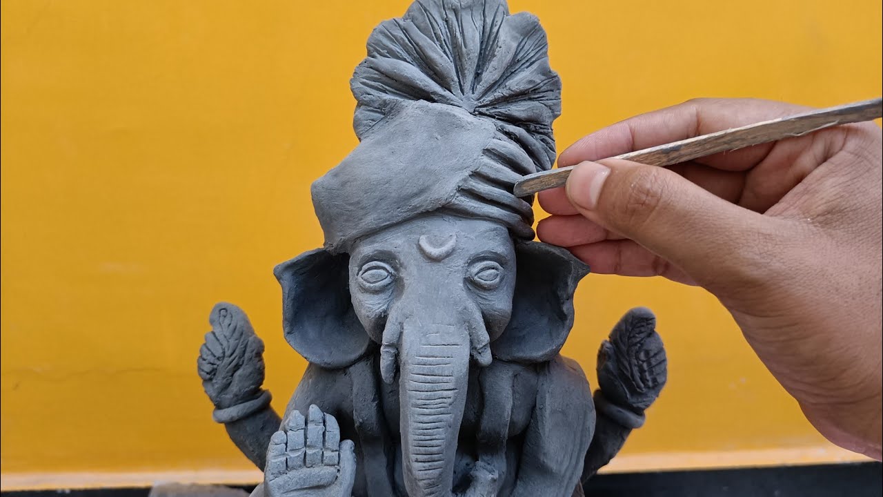 #bappa #pheta How To Make Pheta For Ganesha| Pheta From Clay step by ...