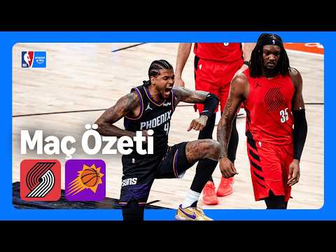 Portland Trail Blazers - Phoenix Suns | Maç Özeti | NBA | Prime Video Türkiye