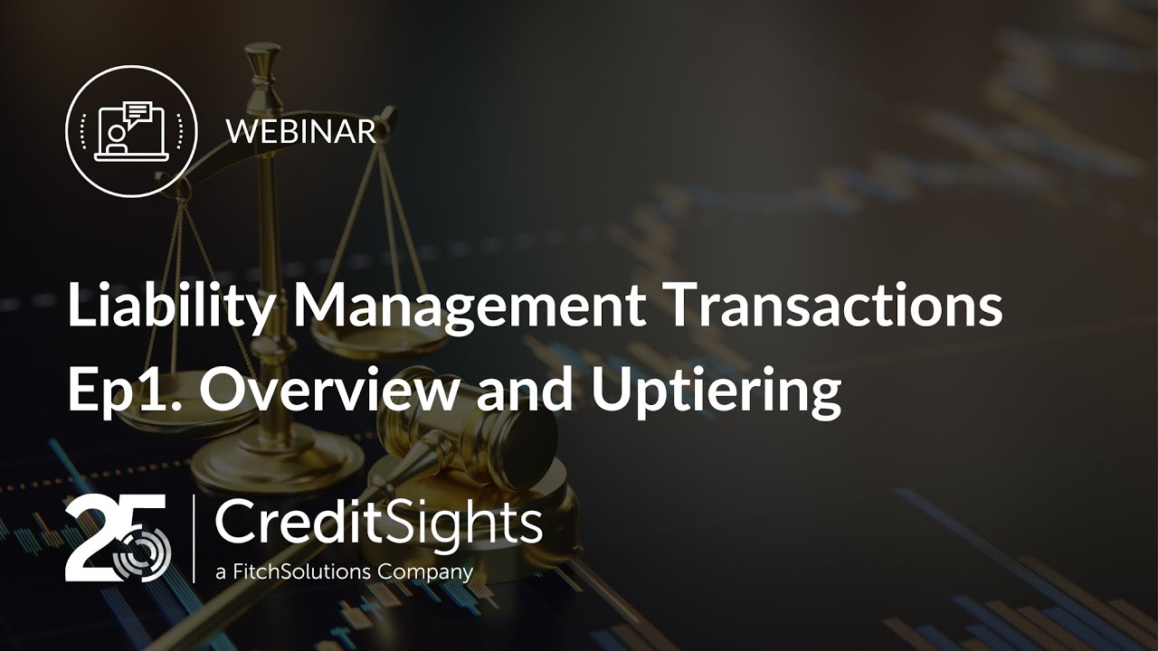 Liability Management Transactions Webinar Series: Ep1. Overview and ...