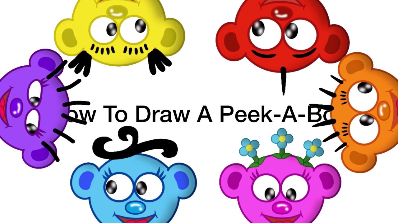 How To Draw A Peek-A-Boo. - YouTube