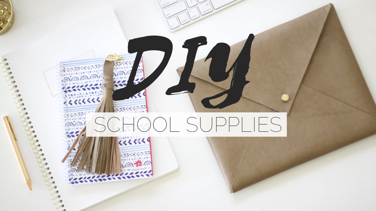 DIY School Supplies Pinterest Inspired Minimalist Designer Inspired YouTube diy-school-supplies-pinterest-inspired-minimalist-designer-inspired-youtube