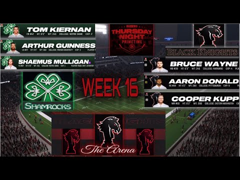 MADDEN NFL 24 - Dublin SHAMROCKS vs Brooklyn BLACK KNIGHTS PS5 gameplay ...