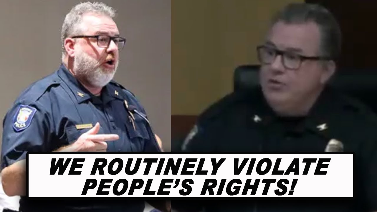 CORRUPT POLICE CHIEF DEMOLISHED During EPIC Public Meeting RANT - YouTube