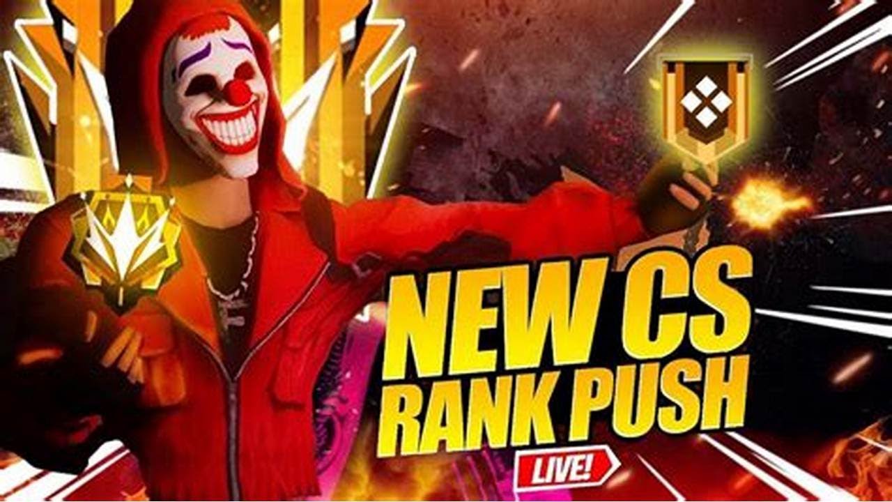 FREE FIRE LIVE CS RANK PUSH TO TOP 1 GRANDMASTER WITH HIGHEST STREAK ...